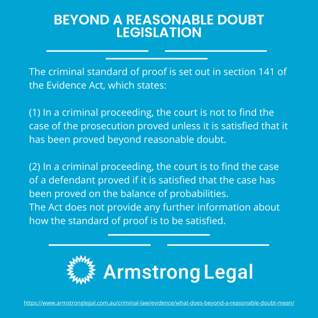 What Does Beyond a Reasonable Doubt Mean? | Armstrong Legal